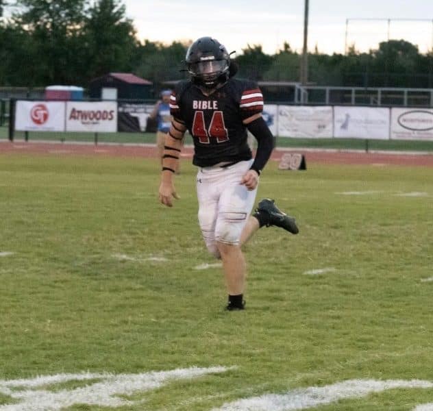 Oklahoma Bible Academy’s Jacoby Justus – Football Spotlight – Presented ...